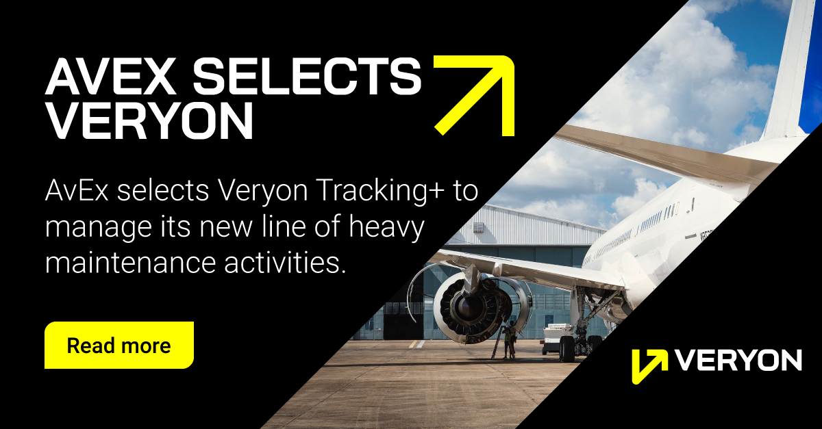 Aircraft Painting Specialist AvEx Adopts Veryon Tracking+